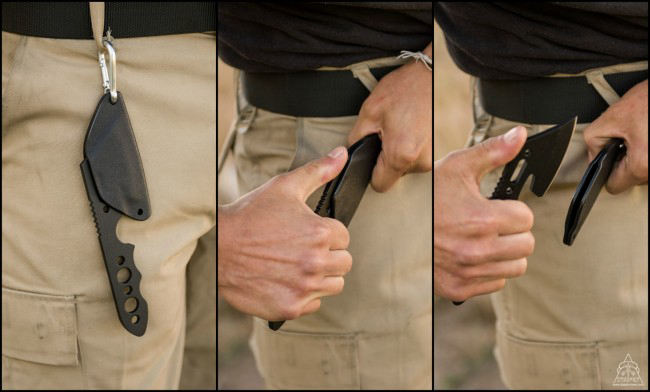 TOPS Knives FDX Mini Axe Skeleton 7" Overall, 1095 Skeletonized Handles ...