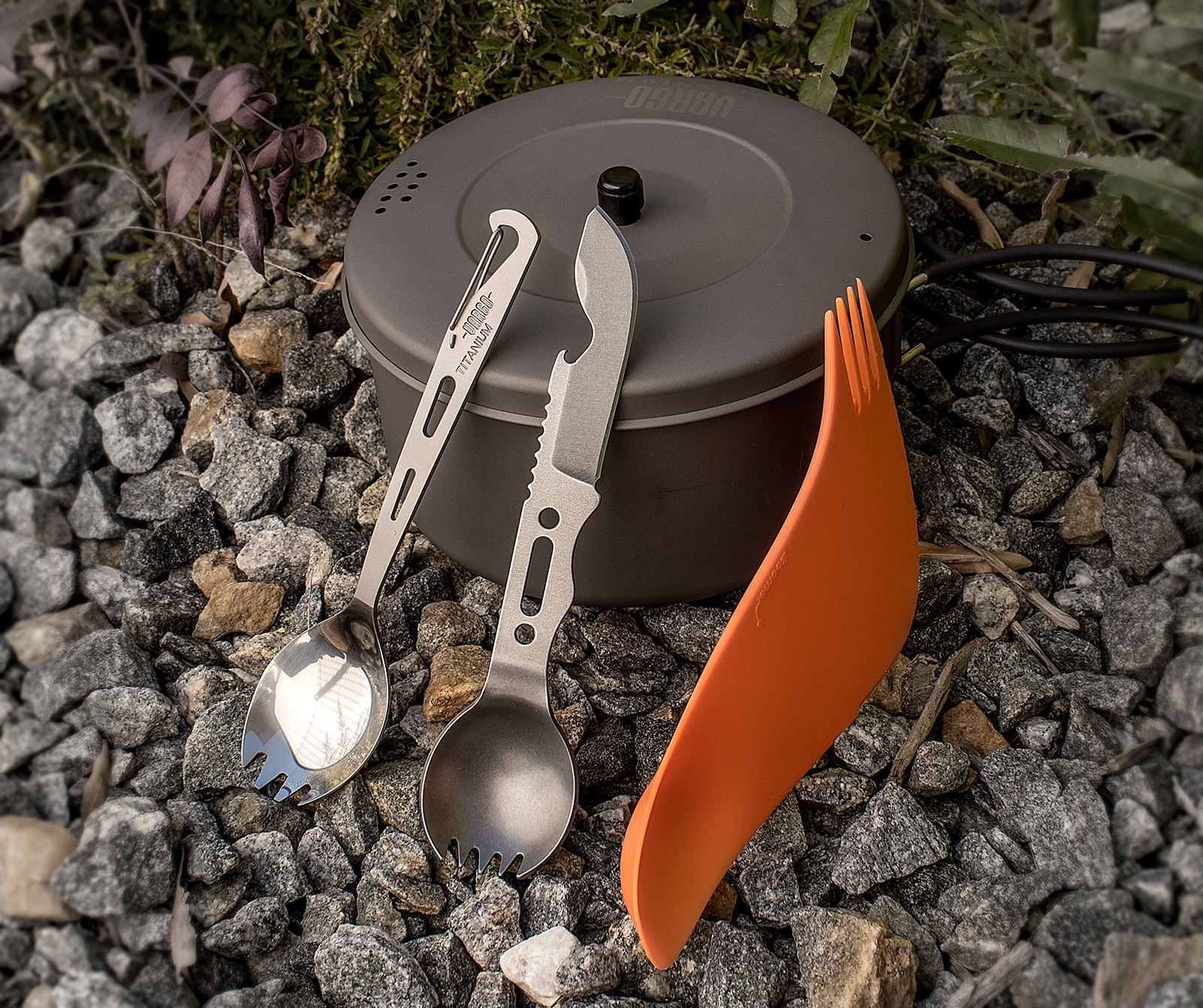 Vargo Titanium Eagle Spork (T-204) - KnifeCenter