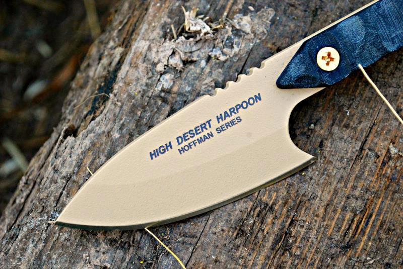 TOPS Knives Hoffman High Desert Harpoon XL Fixed 3-1/4" 1095 Carbon ...