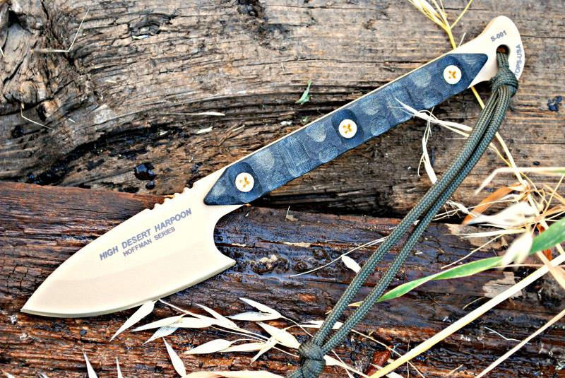 TOPS Knives Hoffman High Desert Harpoon XL Fixed 3-1/4" 1095 Carbon ...