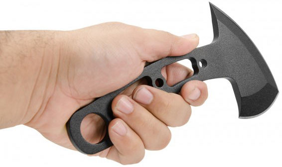 TOPS Knives Micro Hawk 6.9" Overall, Cord-Wrapped Handle, Kydex Sheath ...