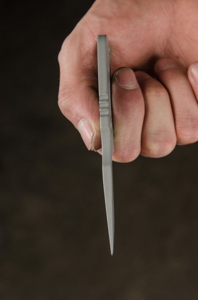 TOPS Knives Nit Picker NEck Knife 2.25" 1095 Drop Point Blade, Skelontized Handle, Kydex Sheath ...