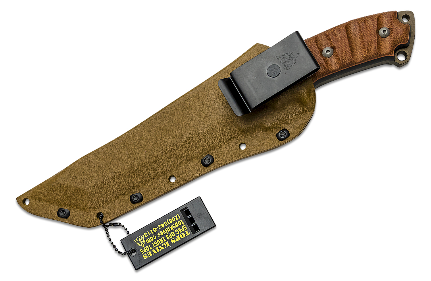 TOPS Knives Steel Eagle 107C Delta Class Fixed 7.63" Midnight Bronze ...