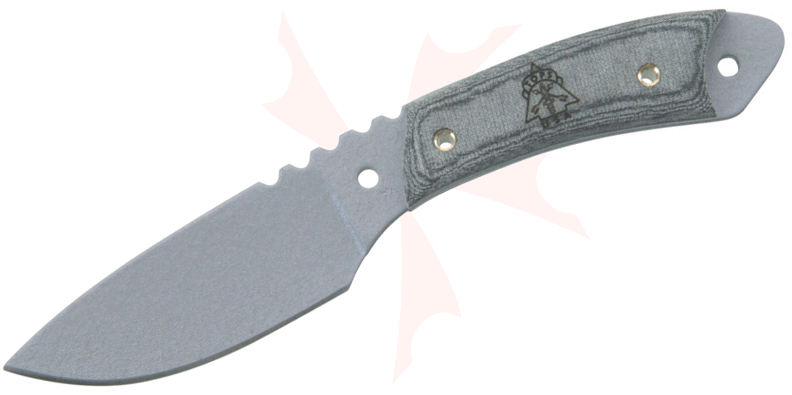 TOPS Knives SPH-01 Sparrow Hawke Fixed 2" 1095 Drop Point Blade, Black ...