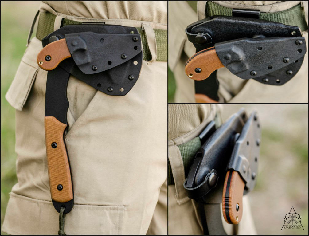 TOPS Knives Wolf pAX 2 Ax and Knife Combo (WPAX-02) - KnifeCenter - WPAX02
