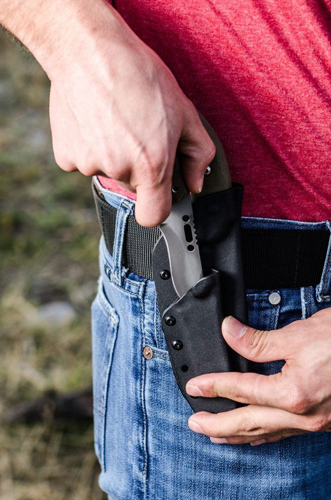 TOPS Knives Wind Runner SRE Hunting Fixed Blade Combo Set, Tungsten ...