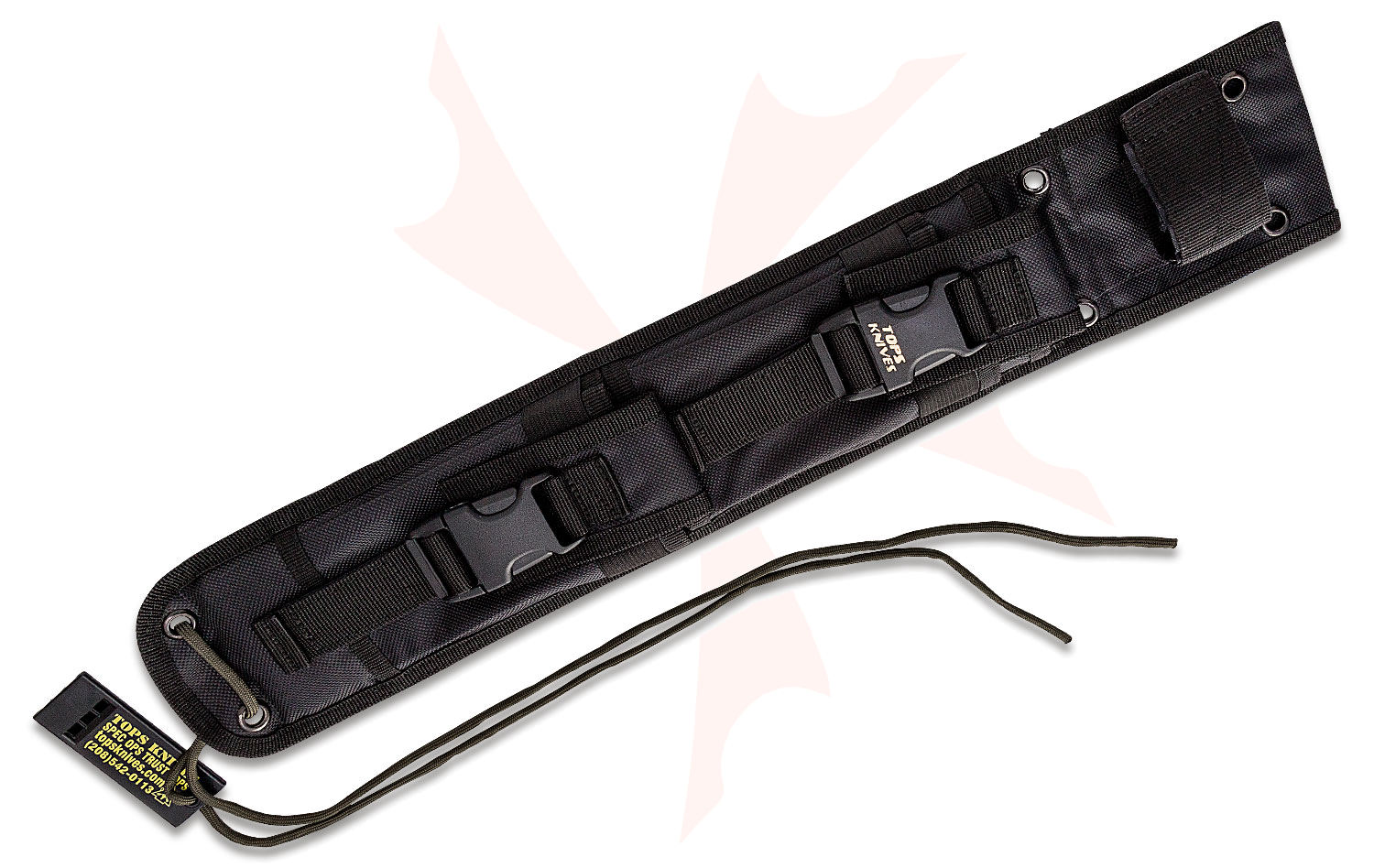 TOPS Knives Machete .170 10" 1095 Carbon Tactical Gray Blade, Black ...
