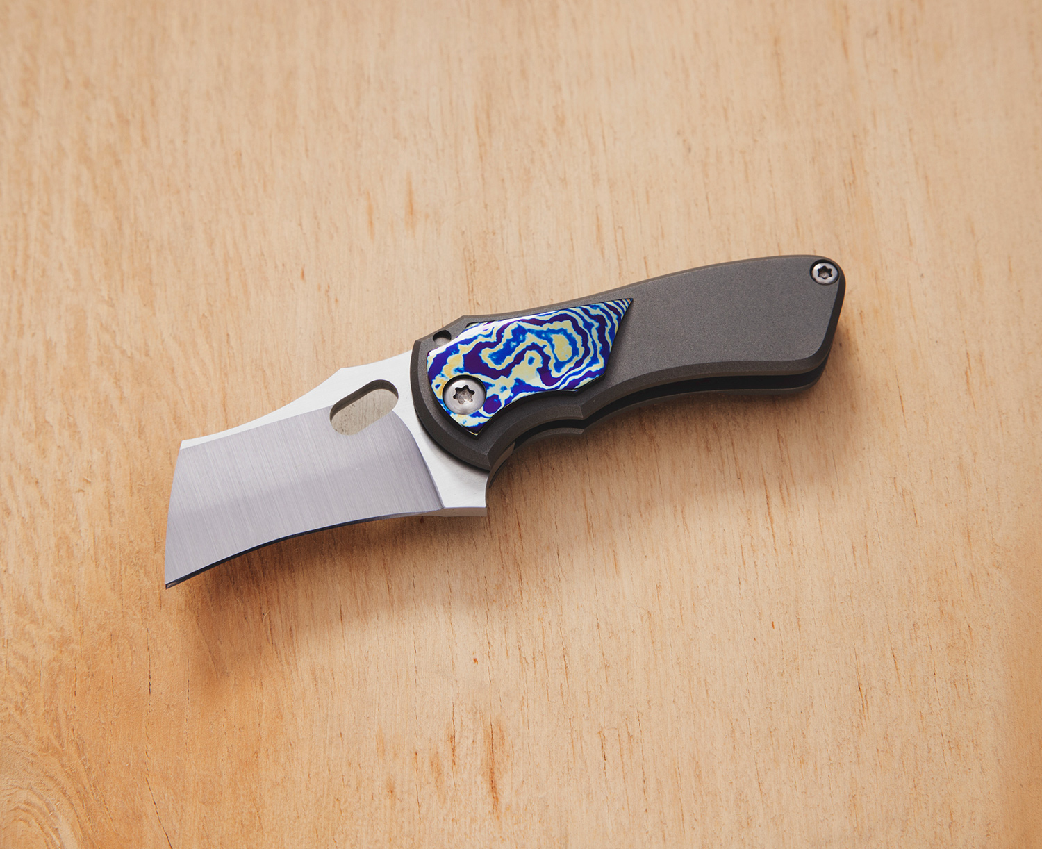 Toxic Blades Custom Eagle Eye Folding Knife 1.75" CPM-154 Hawkbill ...