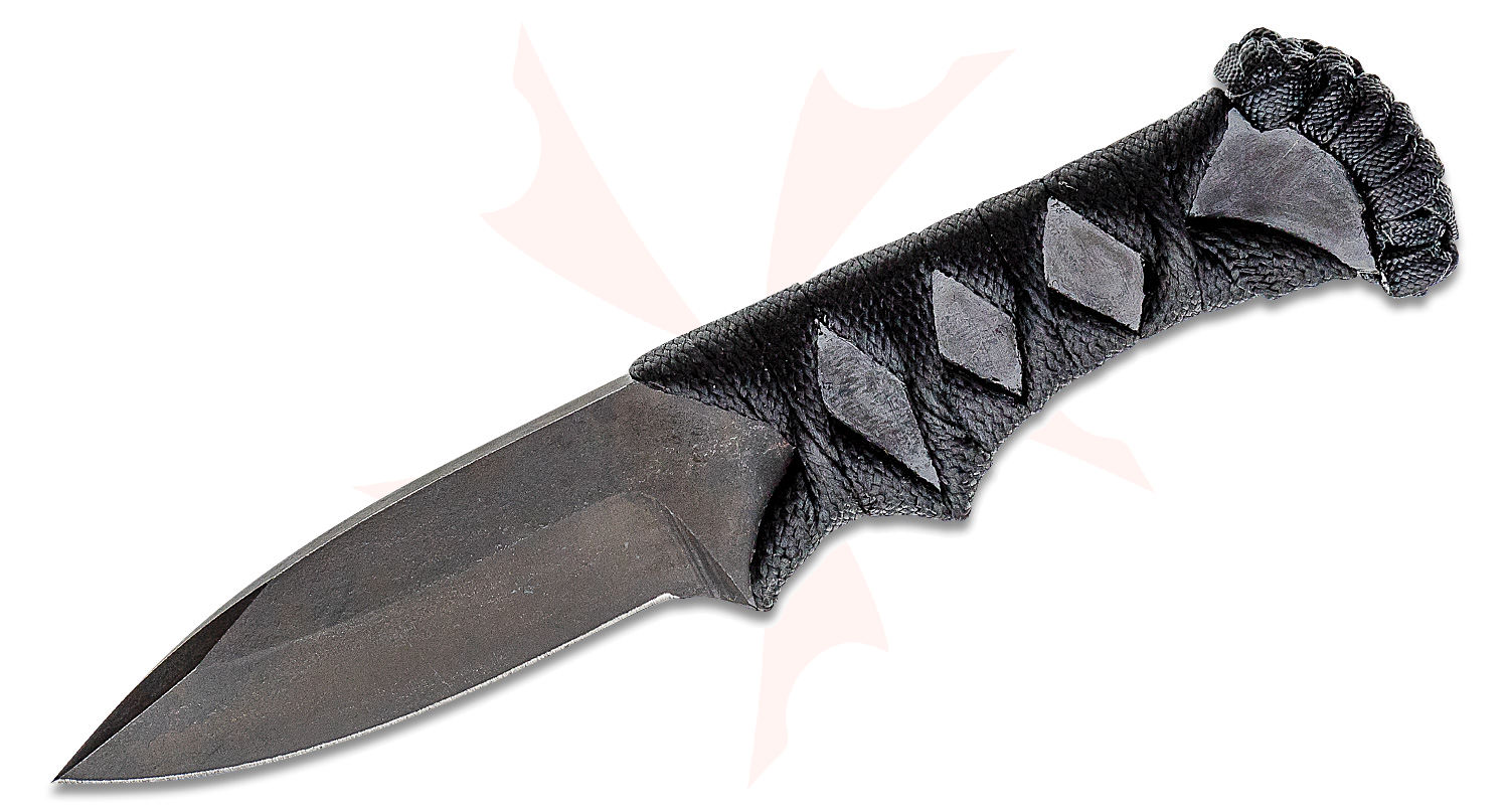 Tracker Dan Custom Bloodshark Fixed Blade Knife 3.125" CPM-154 Black ...