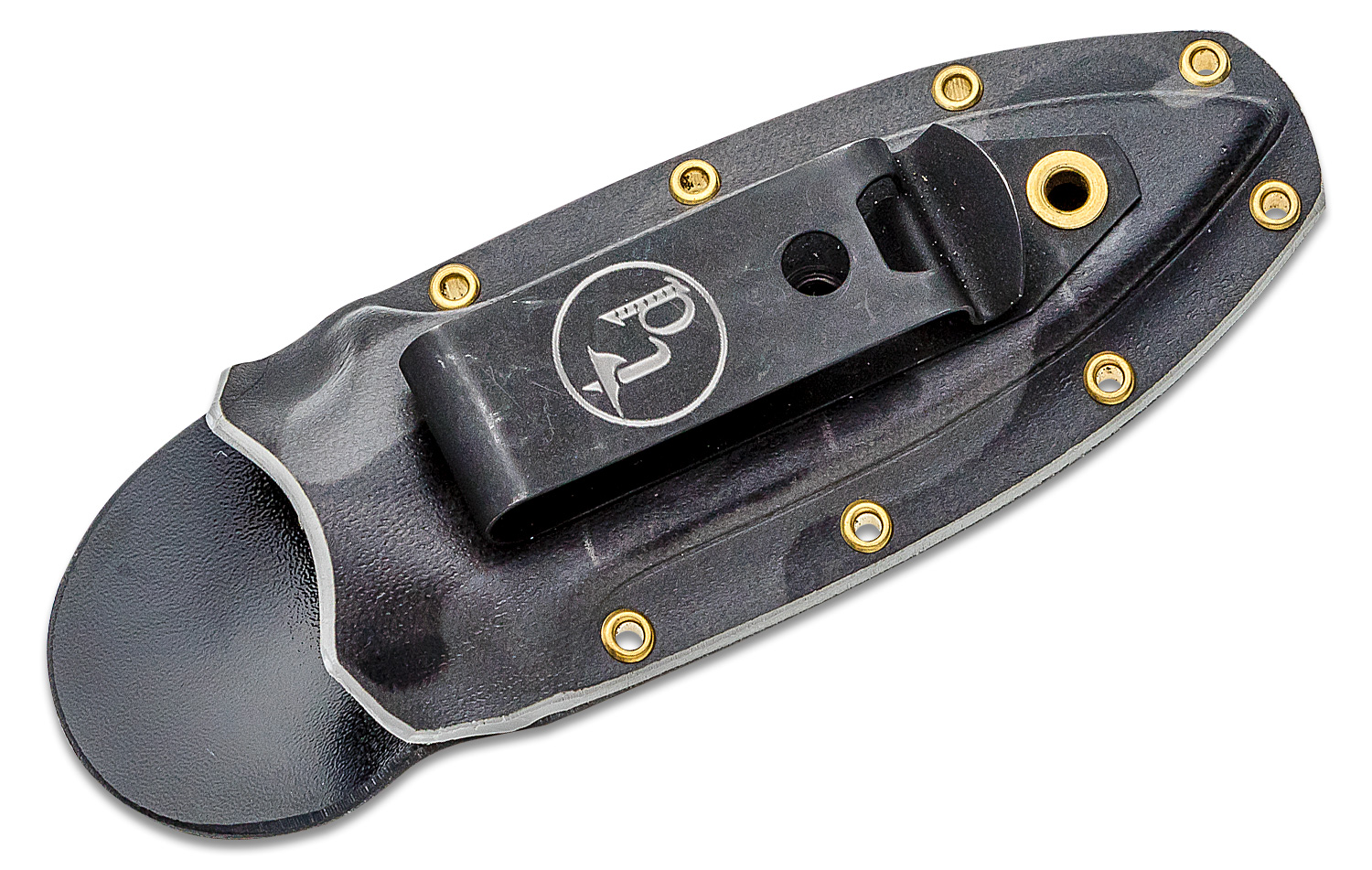 Tracker Dan Custom Bloodshark Fixed Blade Knife 3.125" CPM-154 Black ...