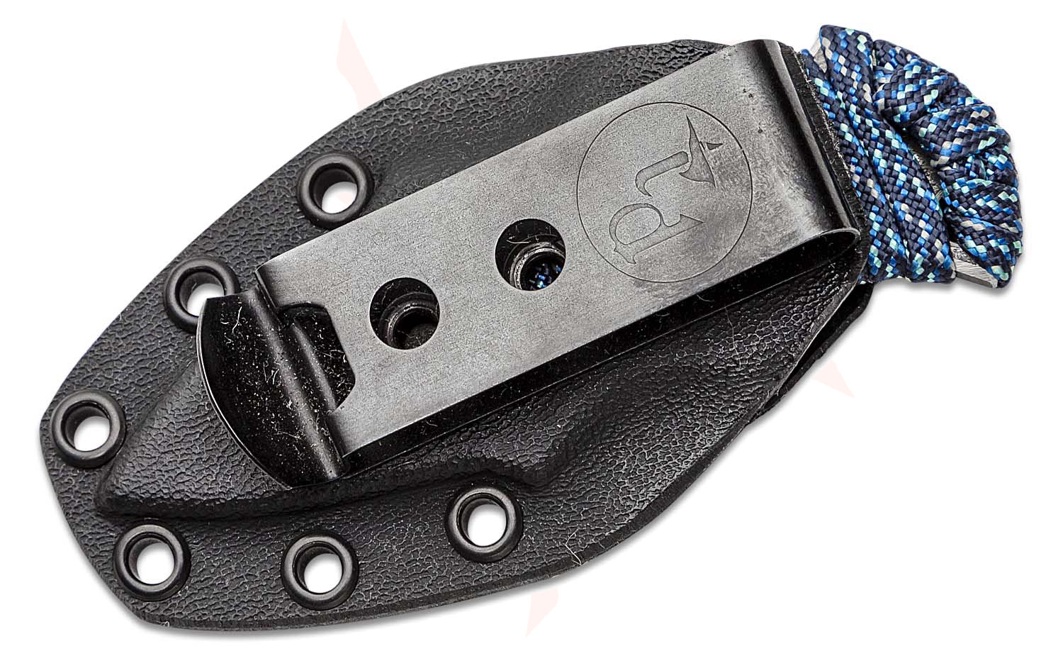Tracker Dan Custom Snuggler Fixed Blade Knife 1.5" CPM-154 Black Spear ...