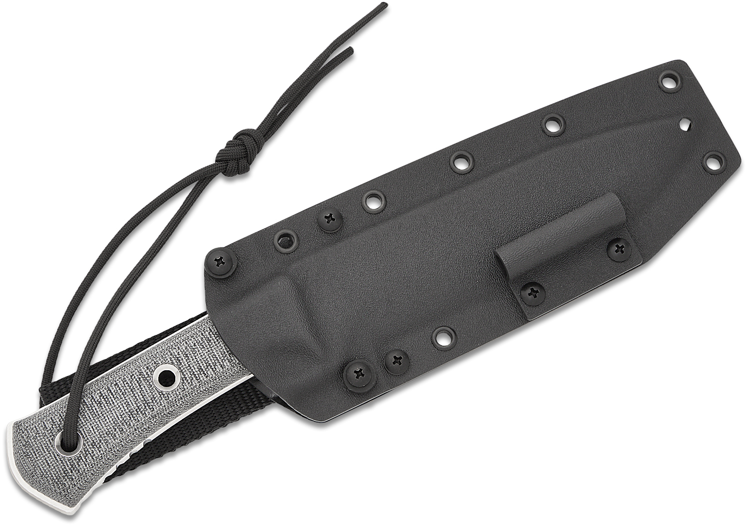 TRC Knives APOCALPYPSE Fixed Blade Knife 6.77" Elmax Satin Drop Point ...