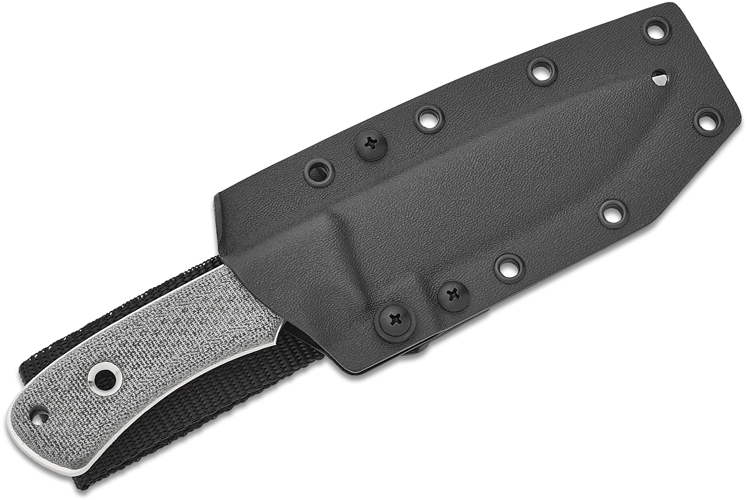TRC Knives SOUTH POLE Fixed Blade Knife 4.53" Elmax Satin Drop Point ...