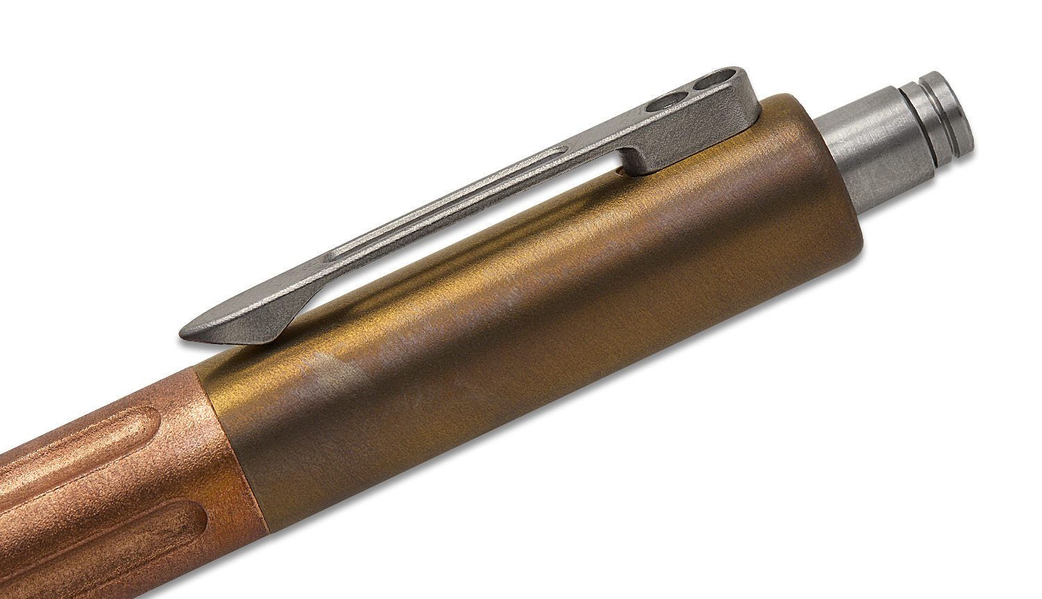 Tuff-Writer SPECIAL MISSION PEN Bronze Anodized Titanium Mk2 MOD1 Press ...