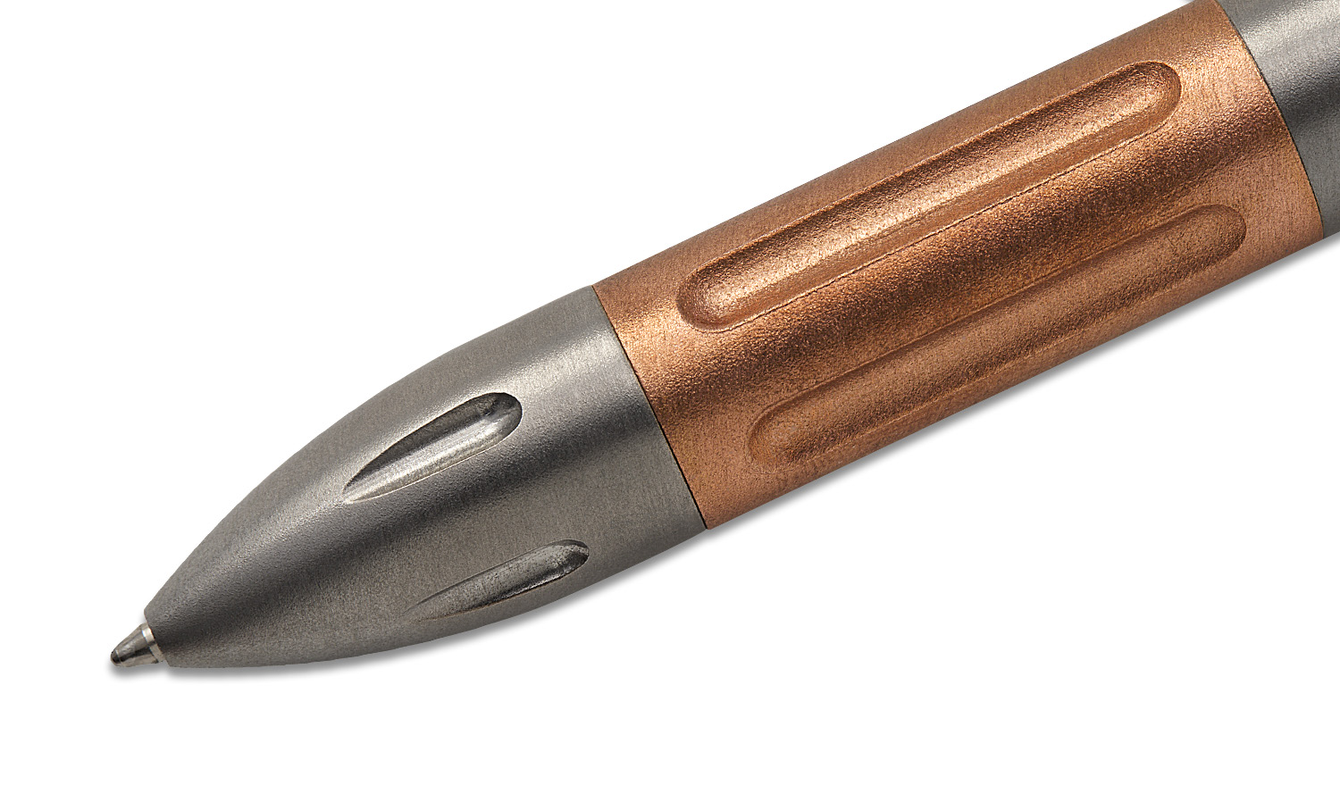 Tuff-Writer SPECIAL MISSION PEN Brushed Satin Titanium Mk2 MOD1 Press ...