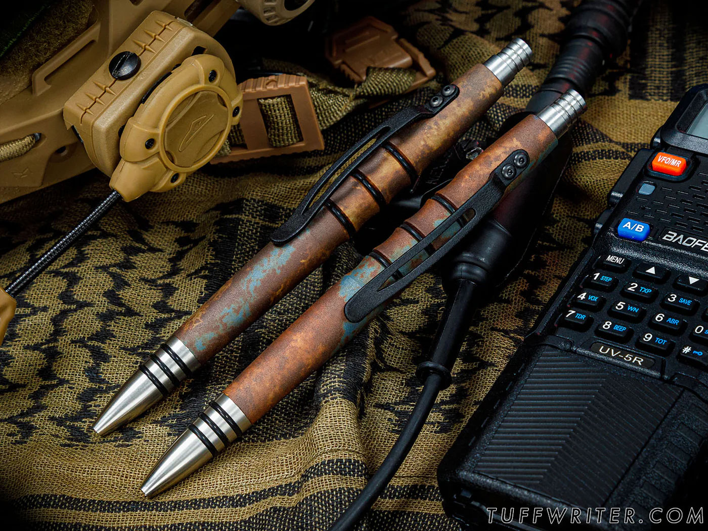 Tuff-Writer SPECIAL MISSION PEN Case Hardened Aluminum Precision Press ...