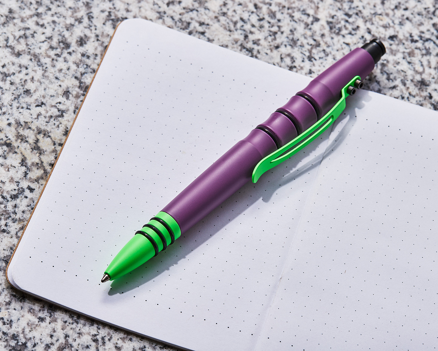 Tuff-Writer SPECIAL MISSION PEN Aluminum Precision Press Tactical Pen ...