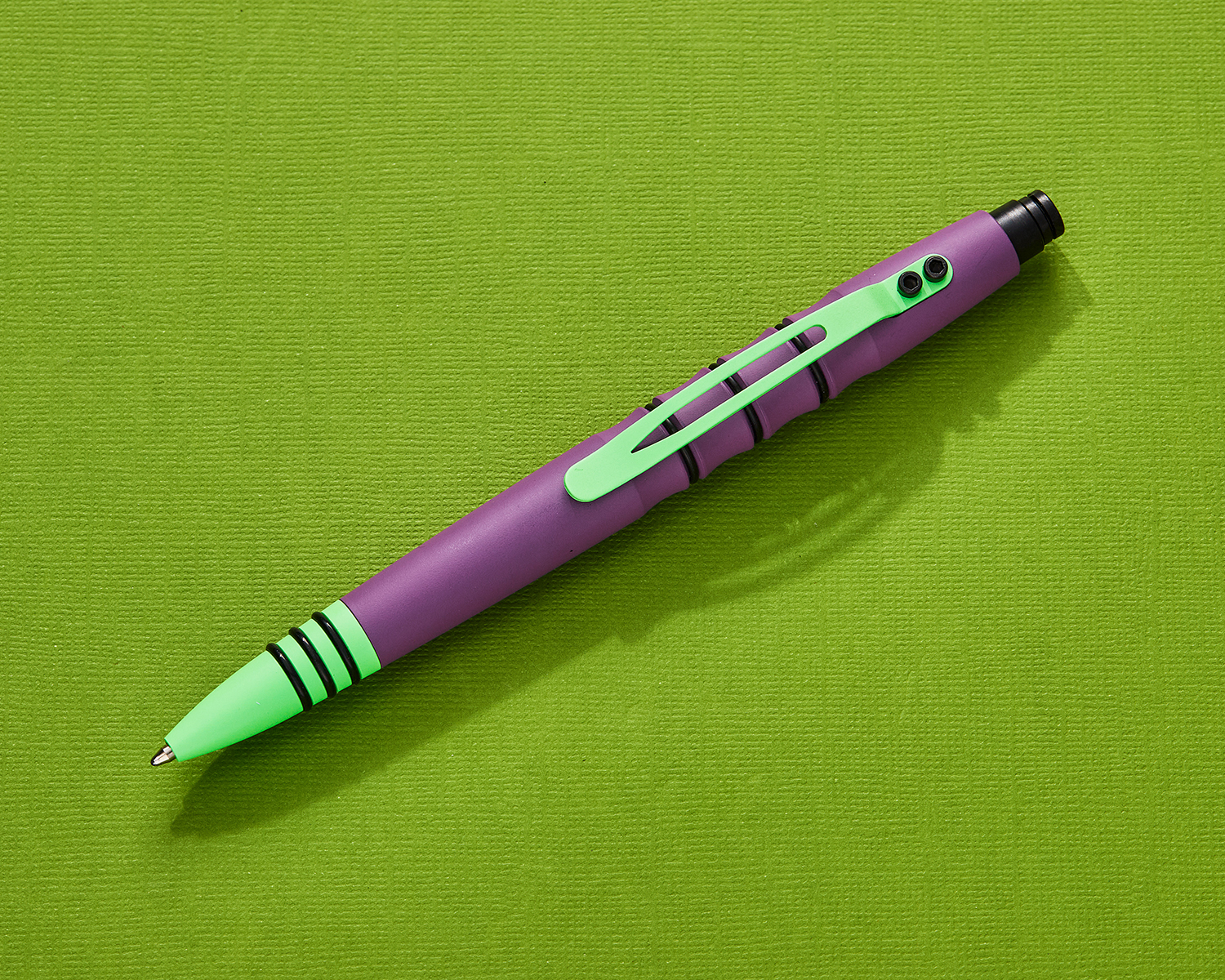 Tuff-Writer SPECIAL MISSION PEN Aluminum Precision Press Tactical Pen ...