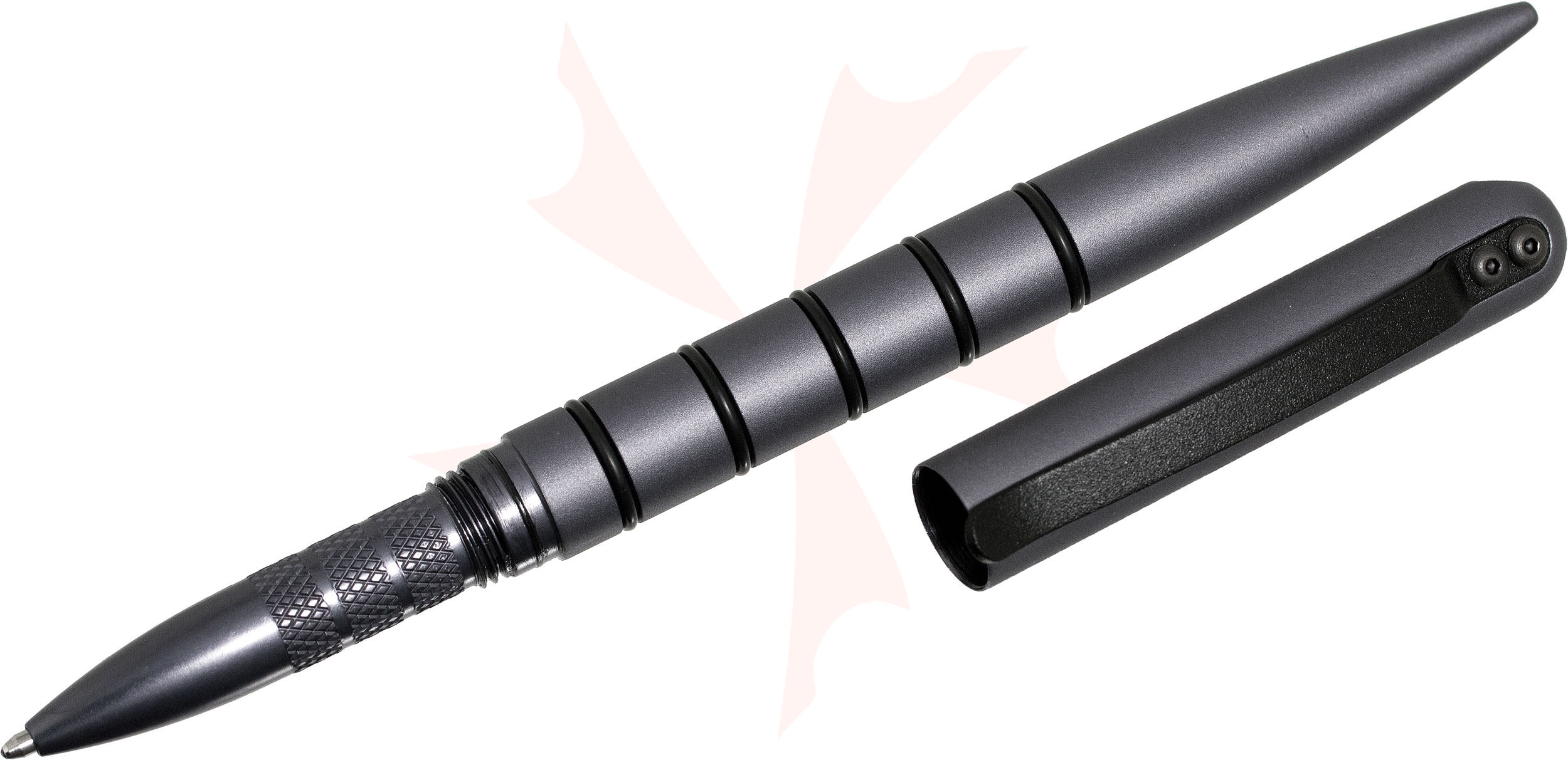 Tuff-Writer Frontline Tactical Pen, Long, Gen 2, Sniper Gray (TW-FLS-AL ...