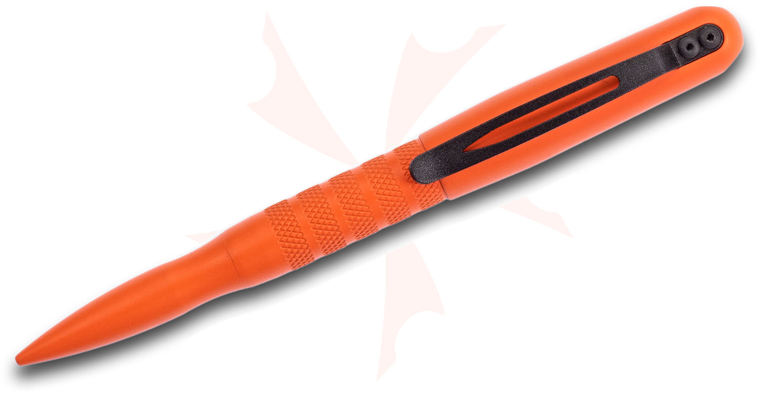 Tuff-Writer Operator Tactical Pen, Orange Cerakote with Black Black ...