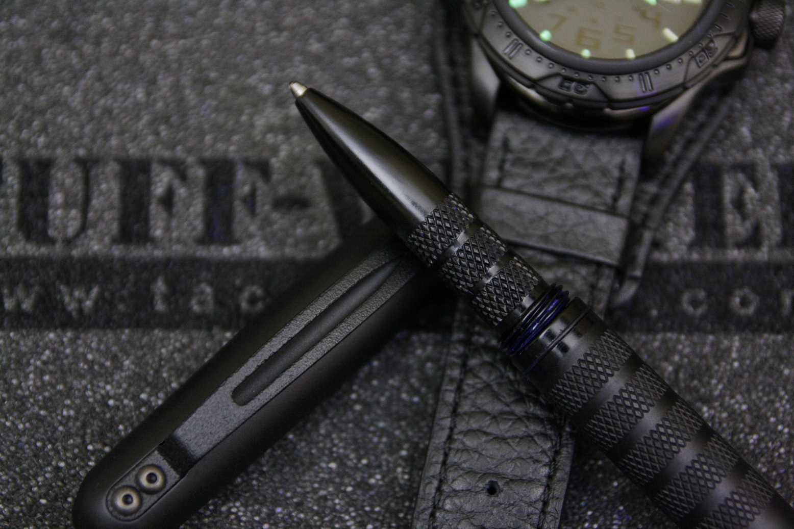 Tuff-Writer Operator Tactical Pen, Midnight Black, Sanitized (TW-OPS-AL ...
