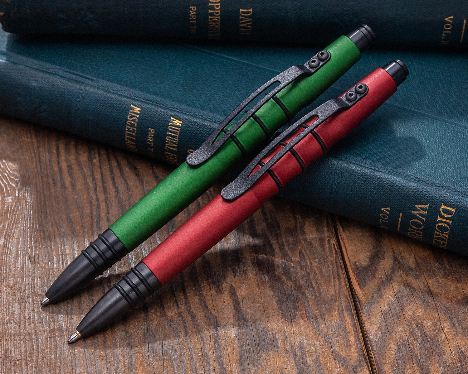Tuff-Writer Precision Press Tactical Pen, Holiday Green (TWP-PPP-AL-HOL ...