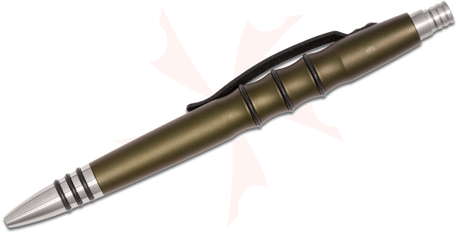 Tuff-Writer Precision Press Tactical Pen, OD Green (TWP-PPP-AL-SAT ...