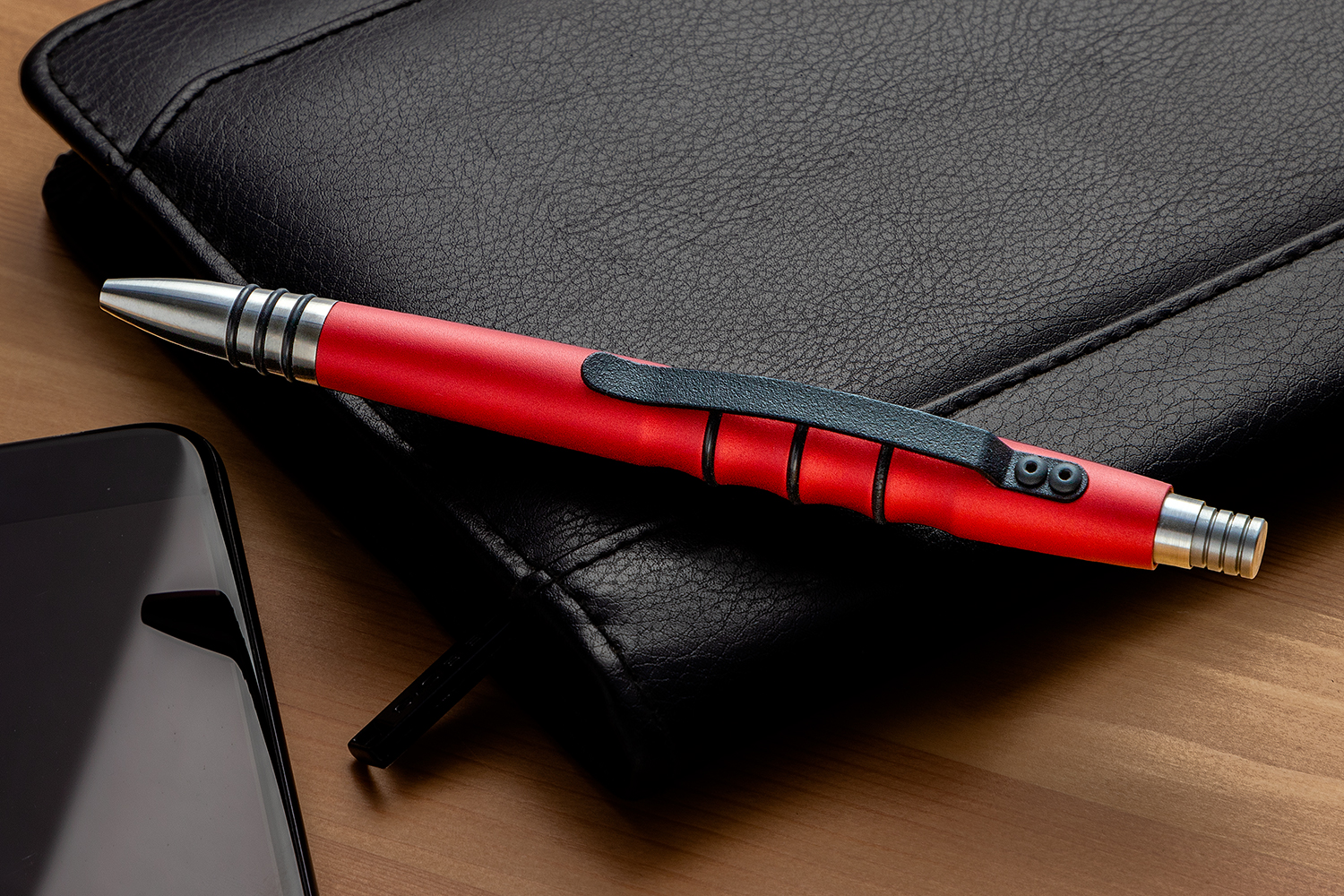 Tuff-Writer Precision Press Tactical Pen, Red (TWP-PPP-AL-SAT-RED ...