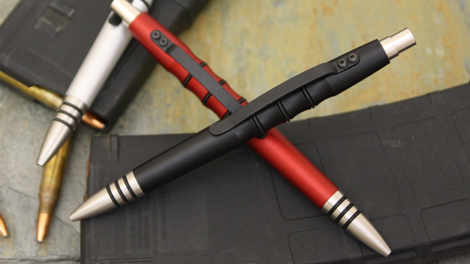 Tuff-Writer Precision Press Tactical Pen, Midnight Black (TWP-PPP-AL ...