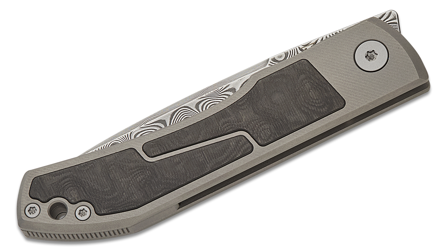 Uldanov Knives Custom Sierra Front Flipper Knife 3.375" ZDI-1016 ...