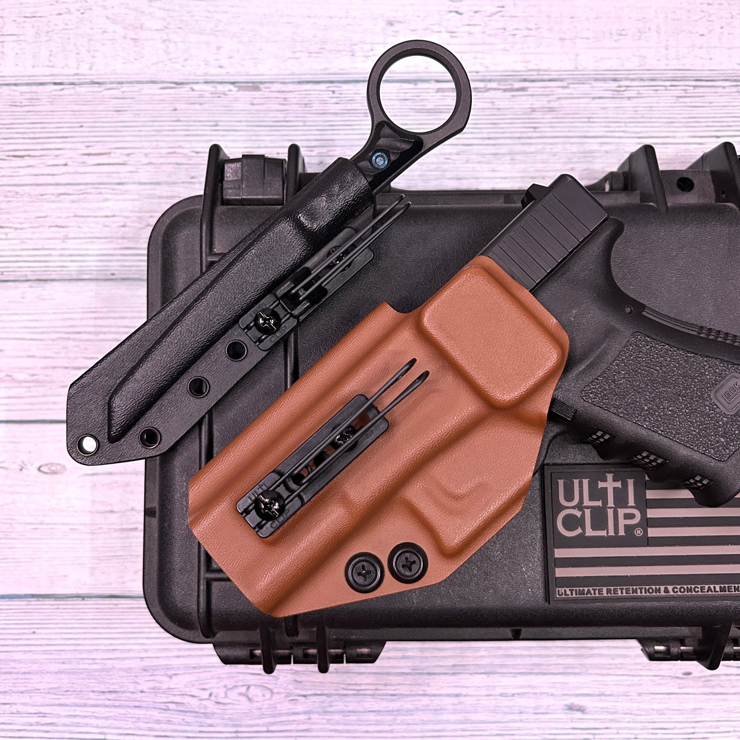 ULTICLIP AP Clip All Purpose Sheath Wire Clip - KnifeCenter - 609-APD