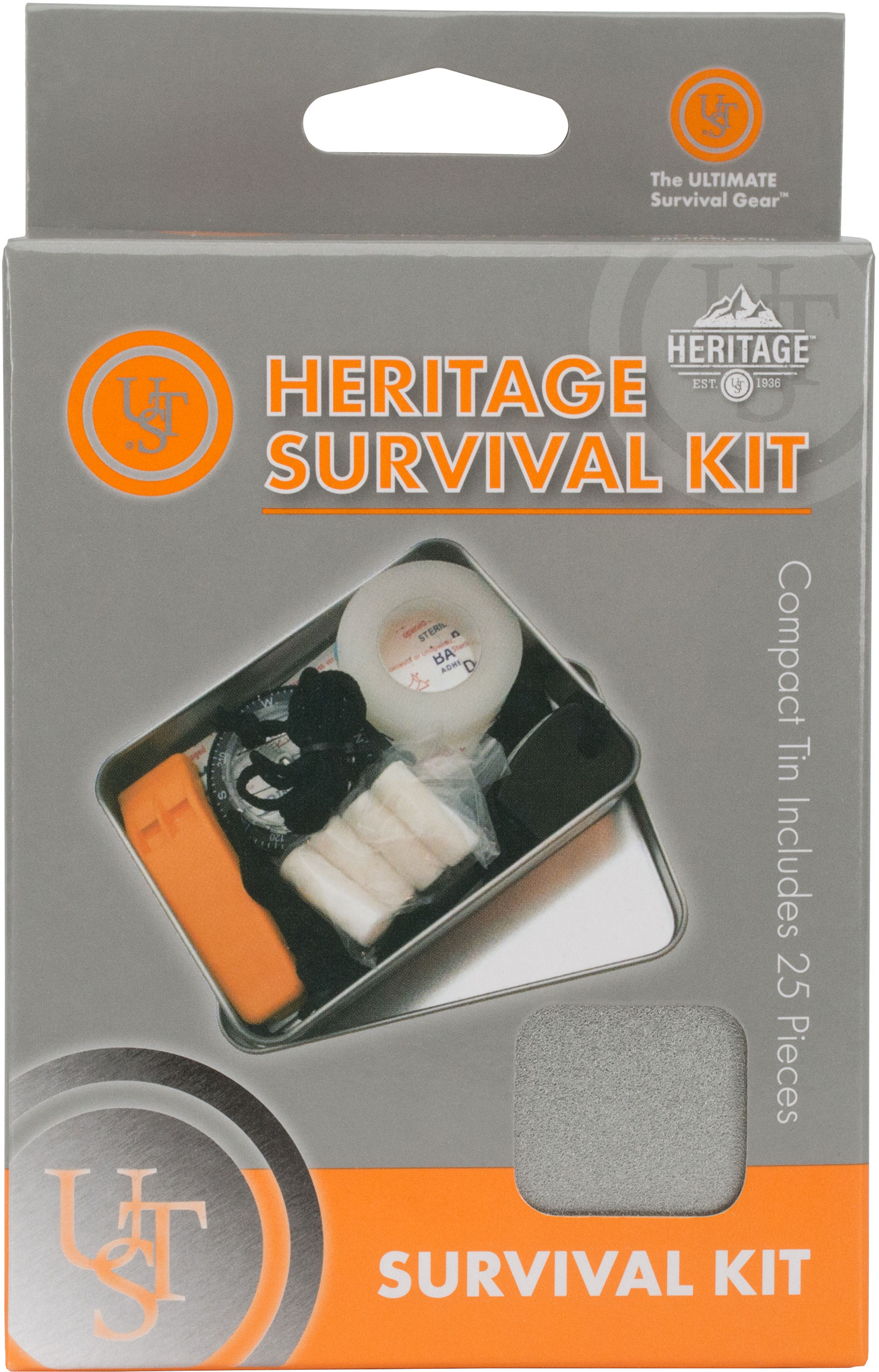 UST Ultimate Survival Heritage Survival Kit - KnifeCenter - 20-12058 ...