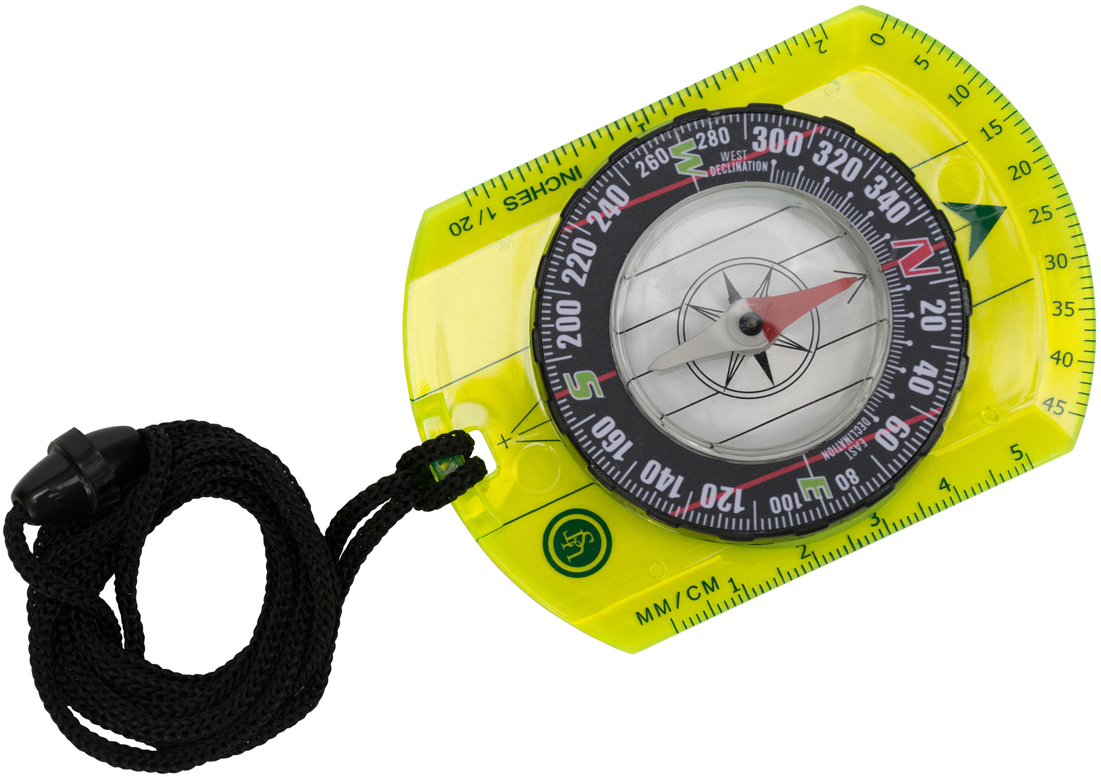 UST Ultimate Survival Hi Vis Waypoint Map Compass - KnifeCenter - 20 ...