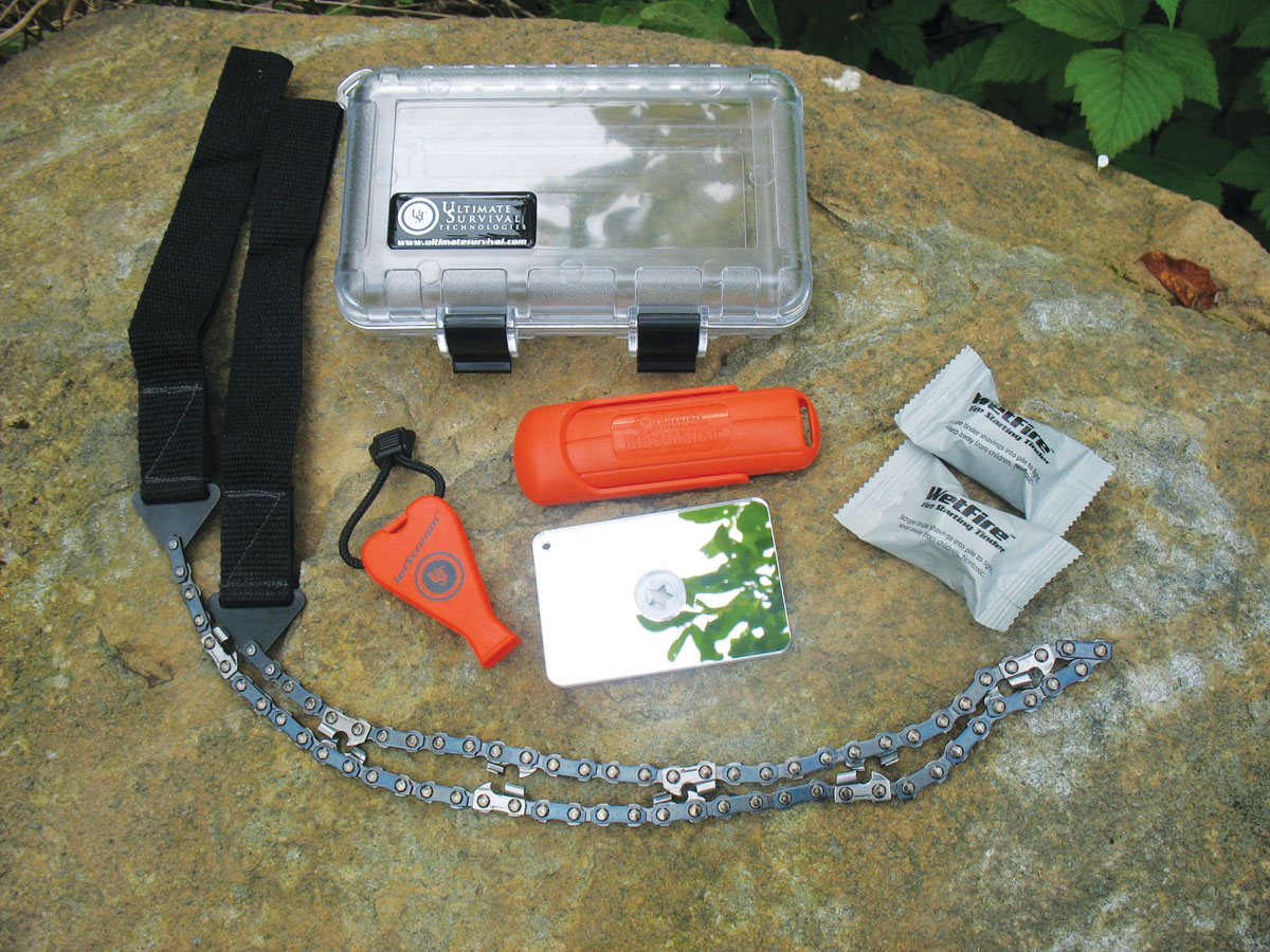 UST Ultimate Survival Deluxe Survival Kit, Clear Case - KnifeCenter ...