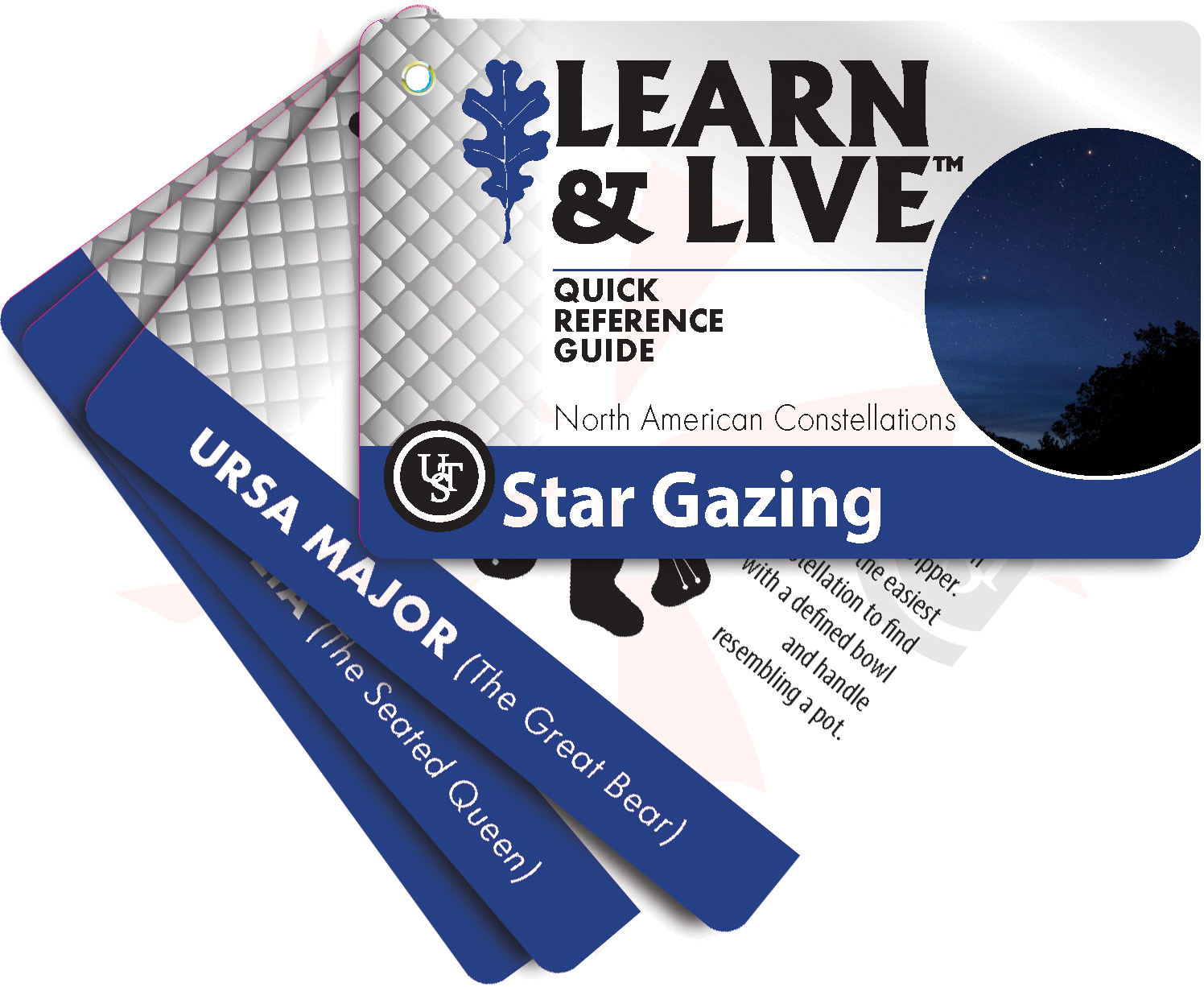 UST Ultimate Survival Learn & Live Star Gazing Cards - KnifeCenter - 20 ...