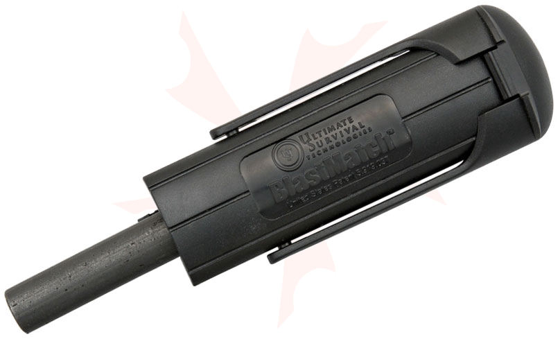 UST Ultimate Survival BlastMatch Fire Starter, Black - KnifeCenter - 20 ...