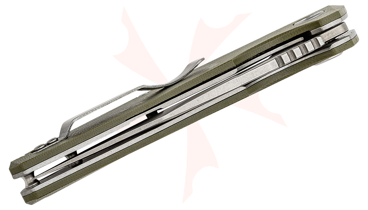 Ultra-X Hugger Flipper Knife 3.58" D2 Stonewashed Clip Point Blade, OD ...