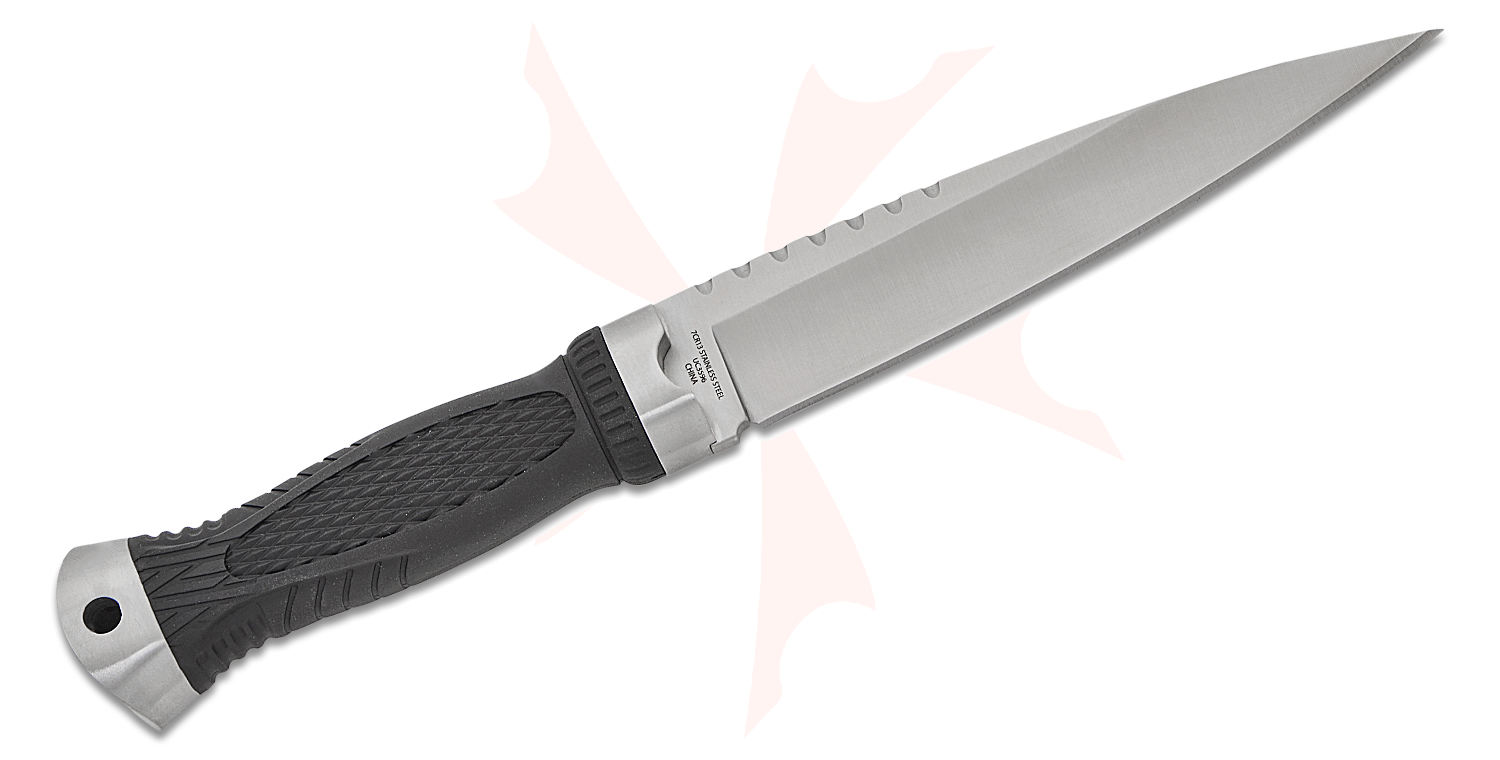 United Cutlery Honshu Sgian Dubh Fixed Blade 5.375" Satin Spear Point ...