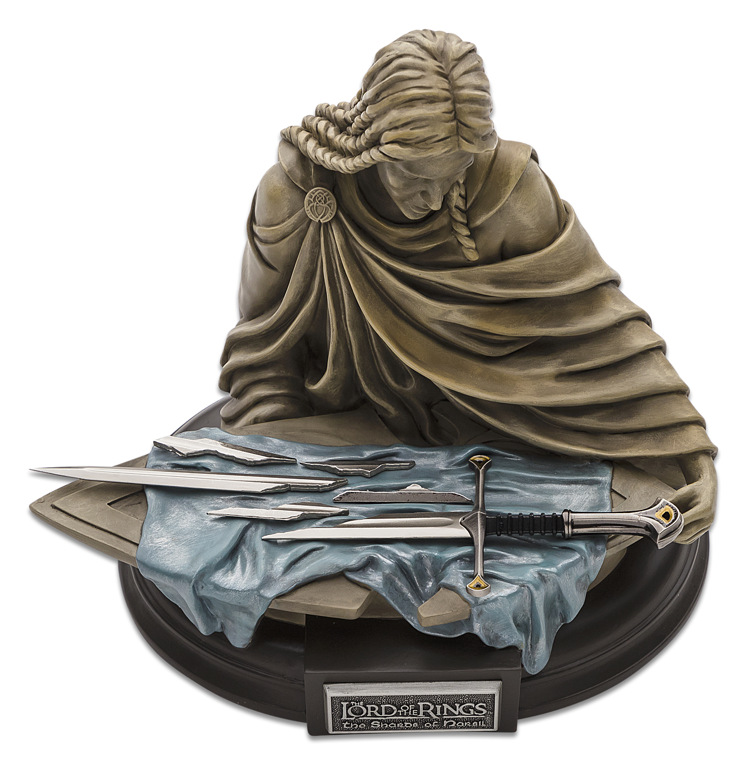 United Cutlery Lord of The Rings Shards of Narsil Statue with Blades ...