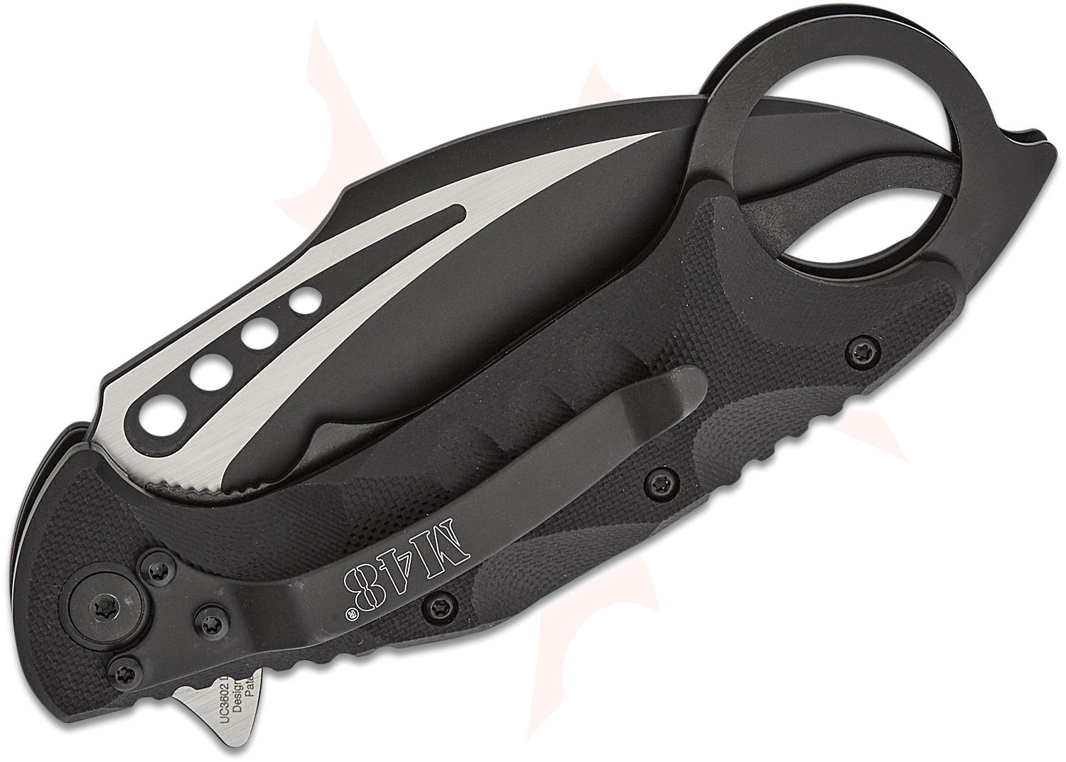 United Cutlery M48 Steel Titan Karambit Folding Knife 3.375" D2 Two ...