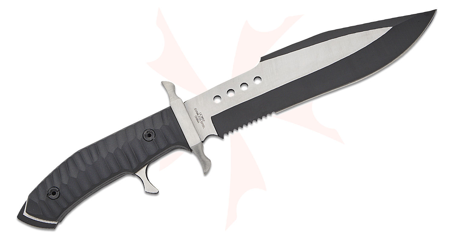 United Cutlery USMC Commando Bowie Fixed Blade Knife 8.5" Two-Tone ...