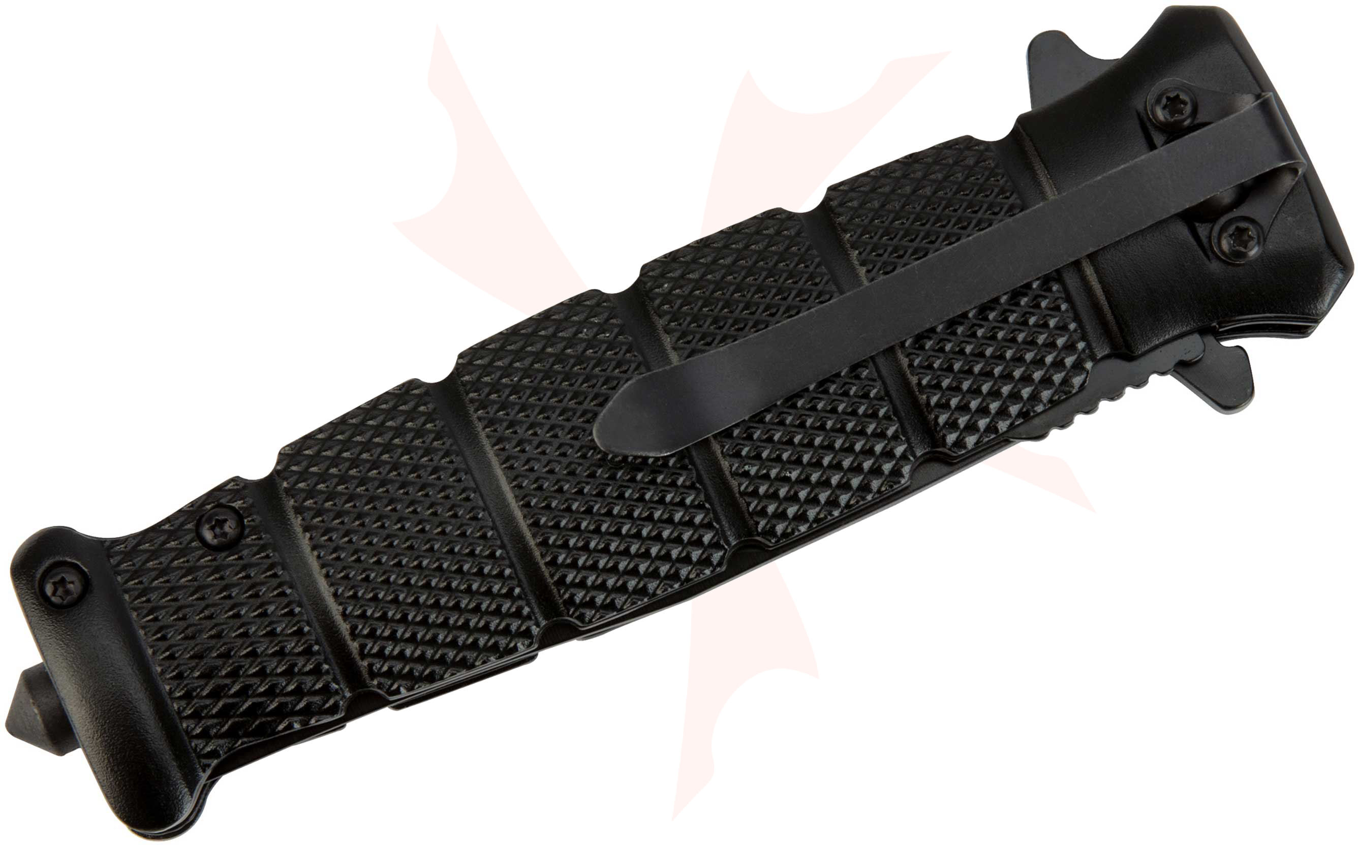 United Cutlery USMC Combat Assisted Folder 3-1/2" Black Blade, Aluminum ...