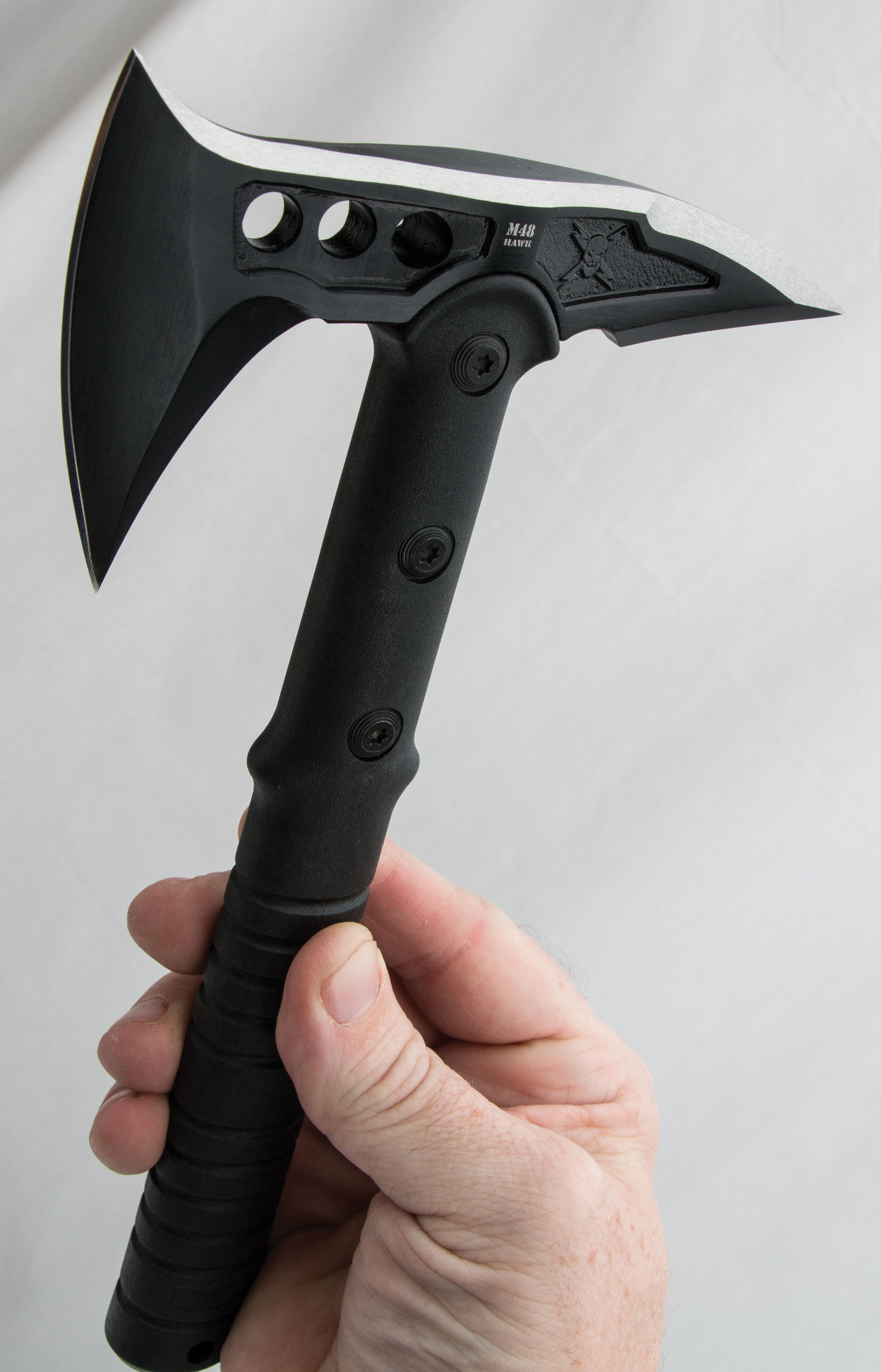 United Cutlery M48 Camp Hawk Tomahawk 9-1/4" Overall, Nylon Sheath - KnifeCenter - UC3118 ...