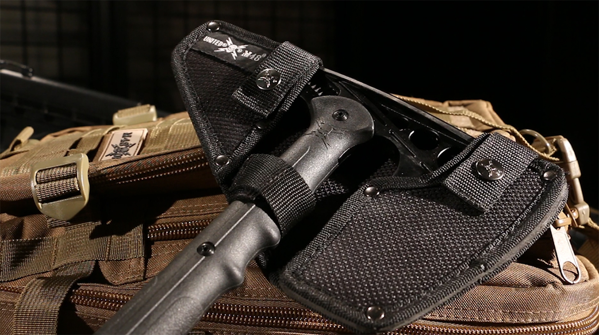 United Cutlery M48 Destroyer Tactical Tomahawk 16" Overall, Nylon Sheath - KnifeCenter - UC3153 ...