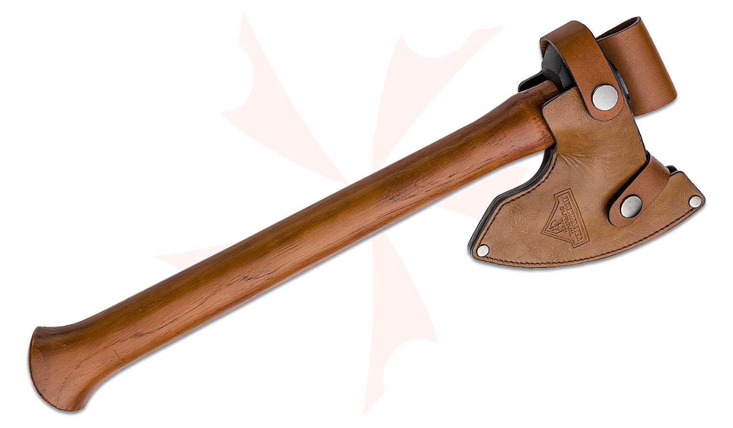 United Cutlery Bushmaster Survival Axe 16" Overall, Leather Sheath ...