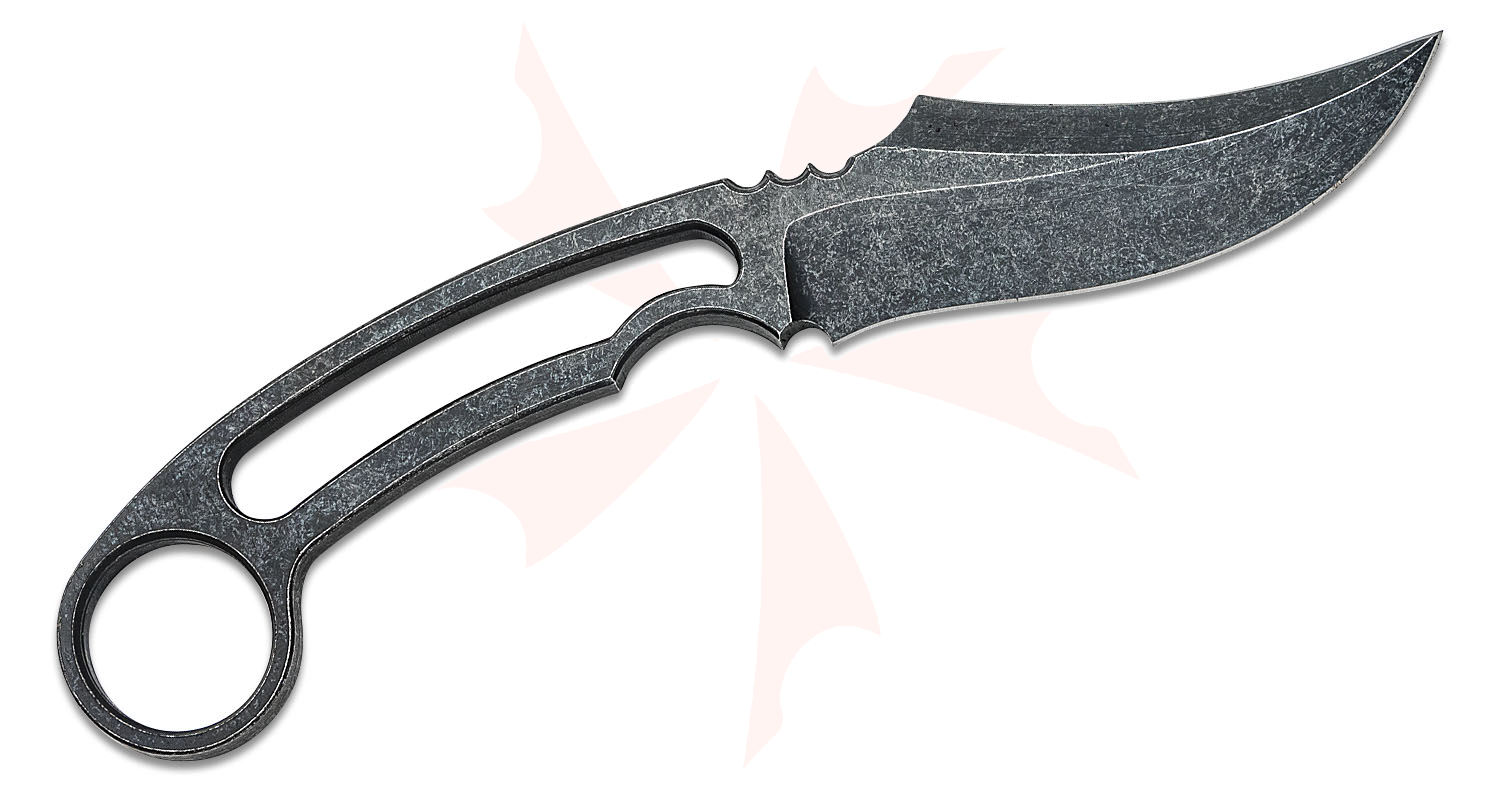 Valhalla Combat Tactical Bear Claw Fixed Blade Knife 3" 1095 Acid ...
