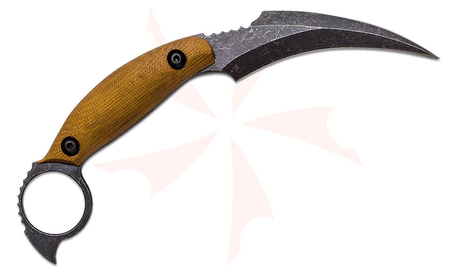 Valhalla Combat Tactical Nidhoggr Karambit Fixed Blade Knife 3.75" 1095 ...