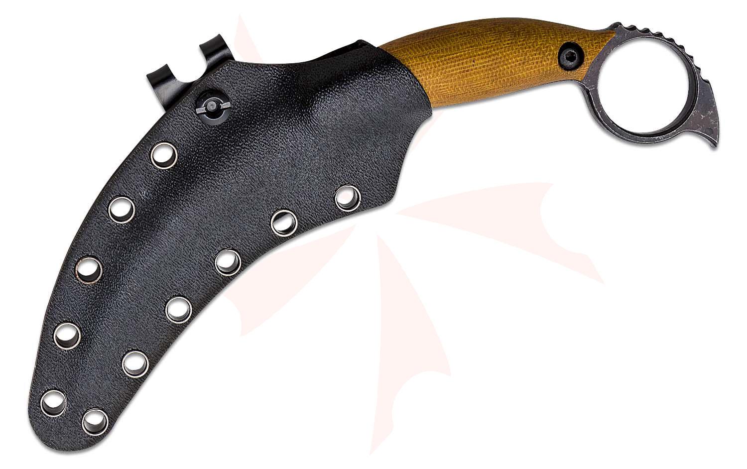 Valhalla Combat Tactical Nidhoggr Karambit Fixed Blade Knife 3.75" 1095 ...