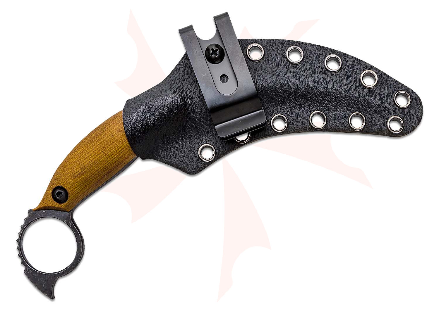 Valhalla Combat Tactical Nidhoggr Karambit Fixed Blade Knife 3.75" 1095 ...