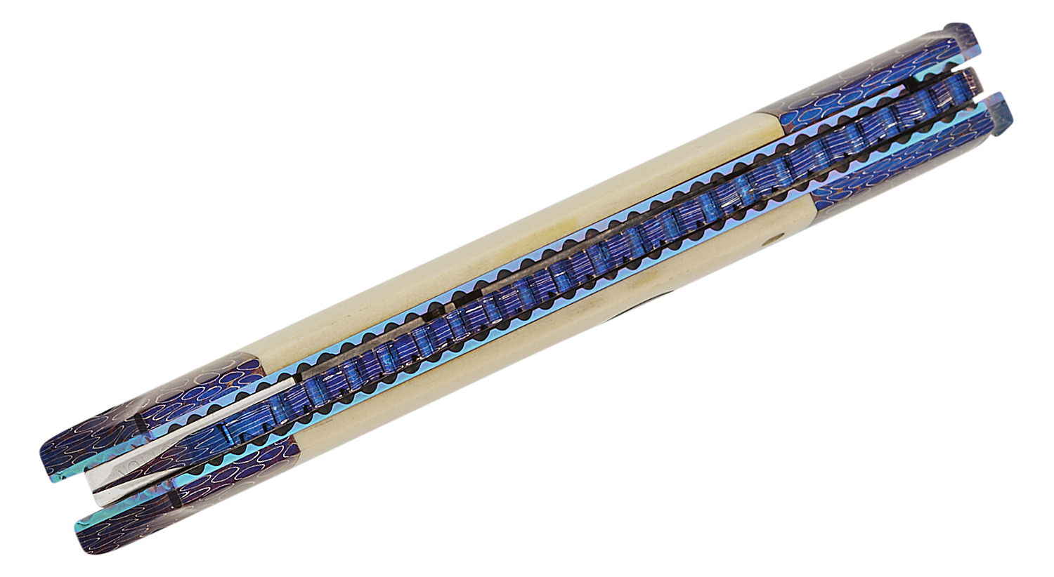 Rainy Vallotton Custom Straight Razor Automatic Liner Lock Folding ...